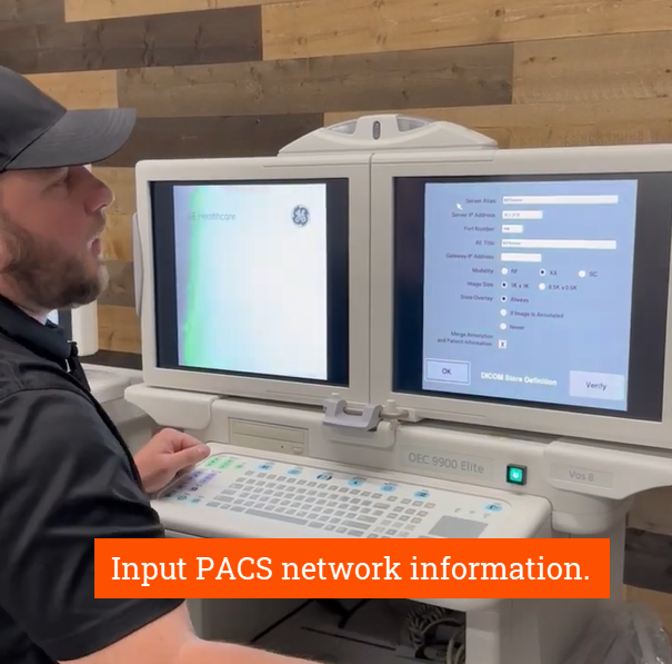 How to Connect OEC 9900 & 9800 DICOM to PACS | Block Imaging